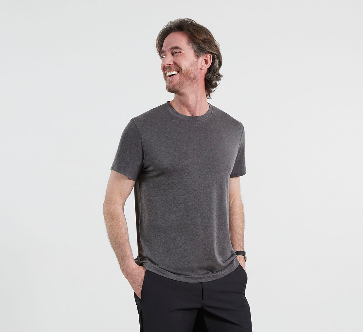 Dark Grey Performance T-Shirt | Bluffworks