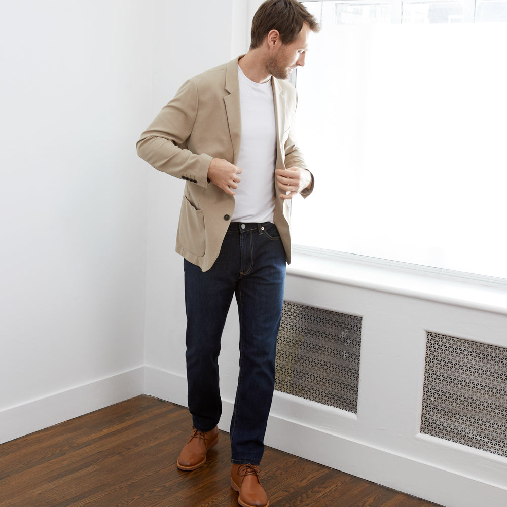 Hopsack Sport Coat — Sandstone | Bluffworks