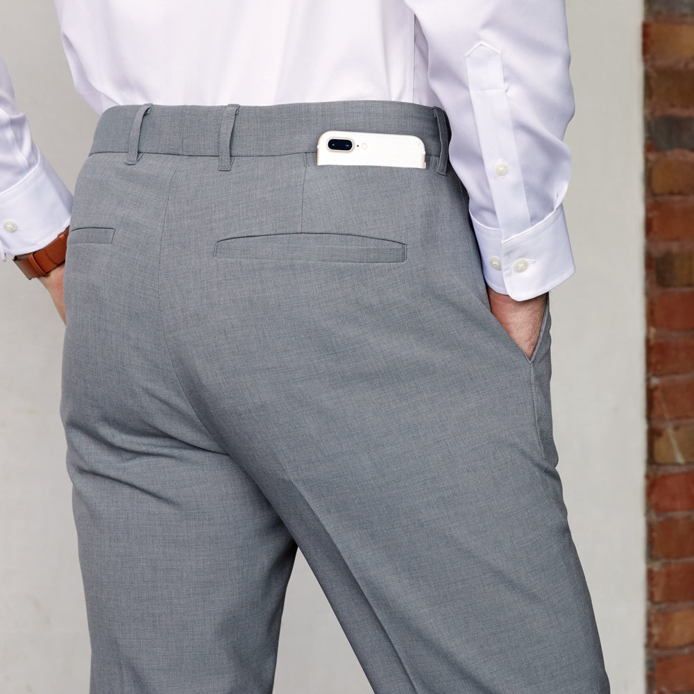 Presidio Dress Pants — Ash Grey | Bluffworks
